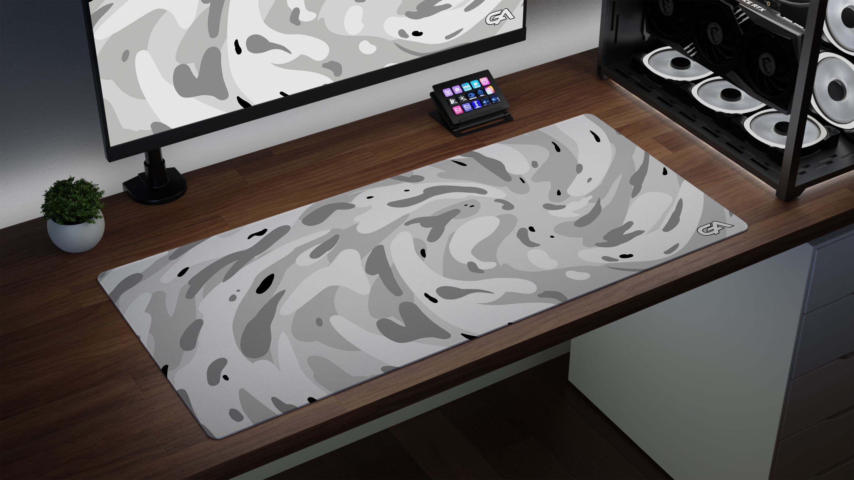 Snow Swirl Mousepad – GutzyAiden