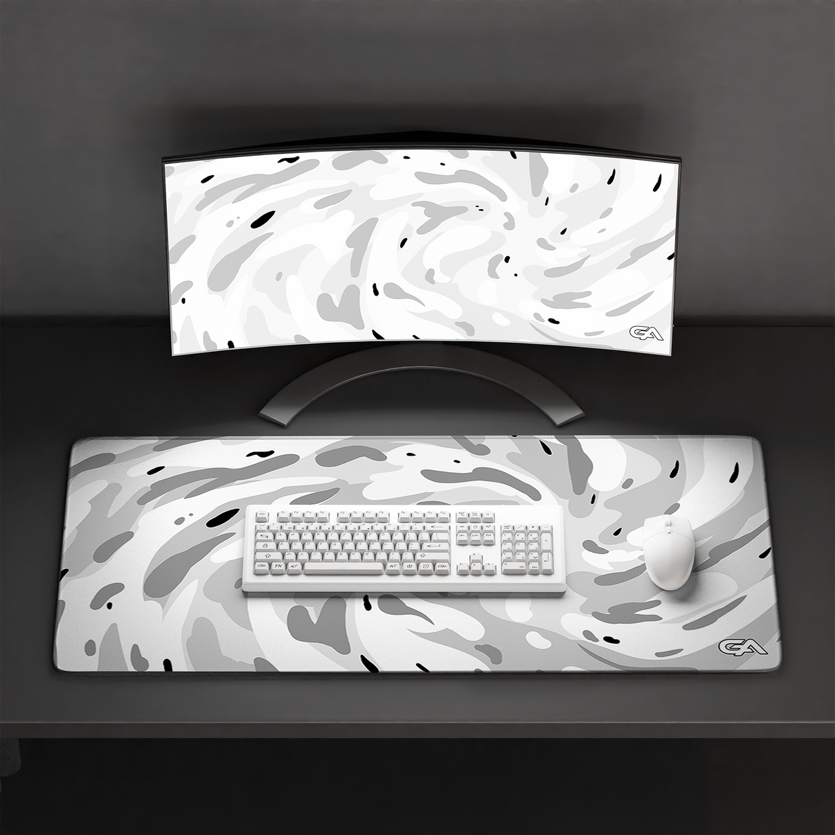 Snow Swirl Mousepad – GutzyAiden