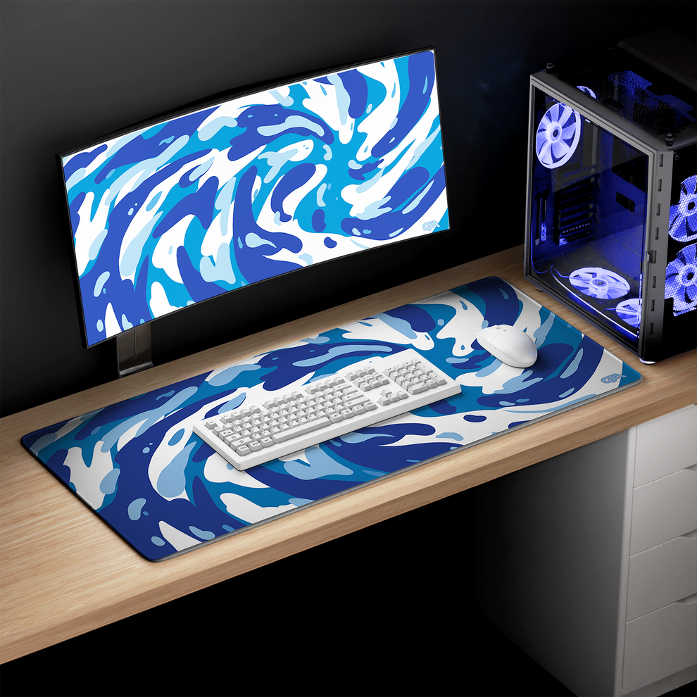 Aqua Swirl Mousepad – GutzyAiden