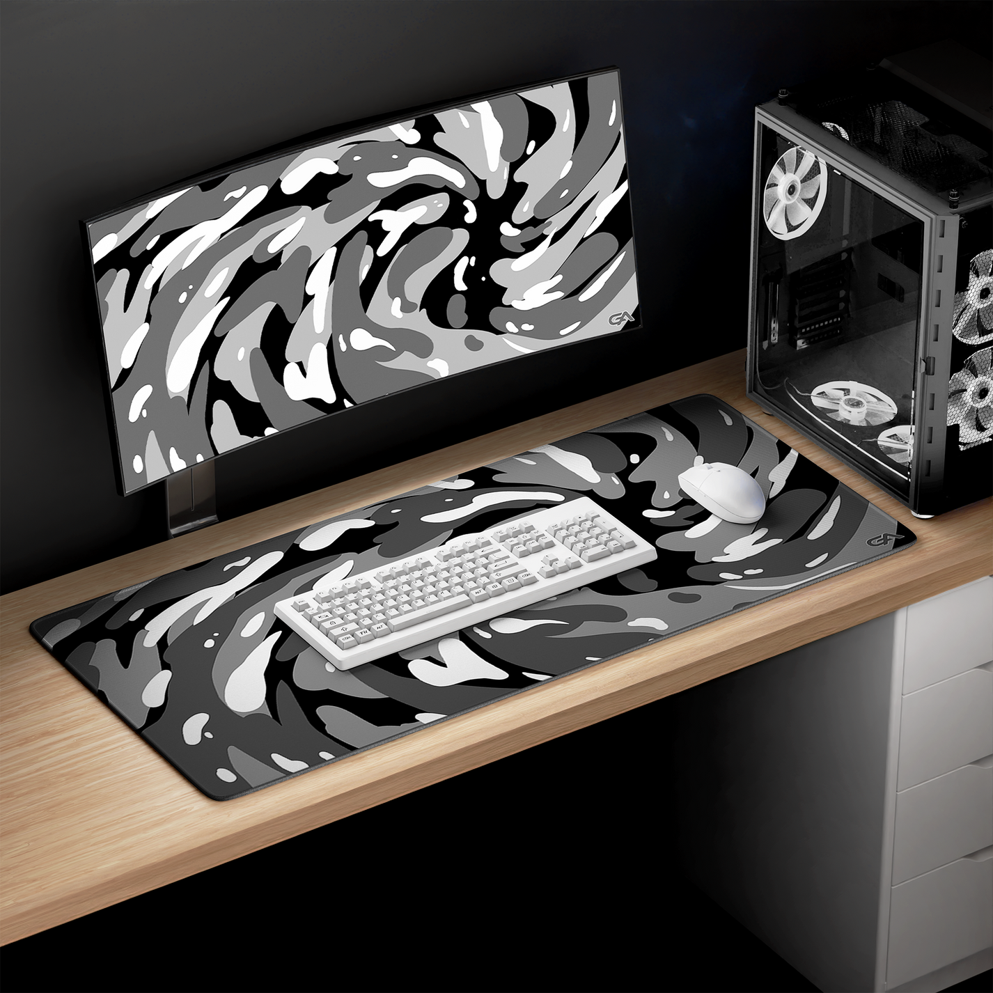 Arctic Swirl Mousepad – GutzyAiden