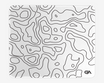 White Topo Mousepad – GutzyAiden