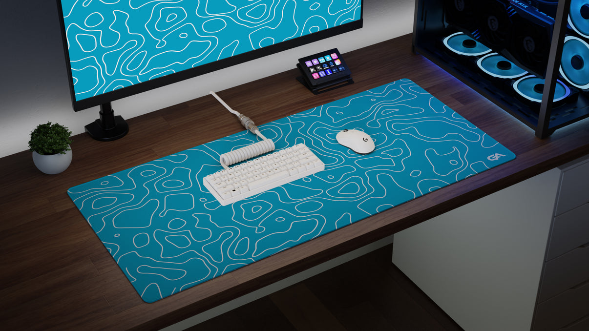 Aqua Topo Mousepad – GutzyAiden